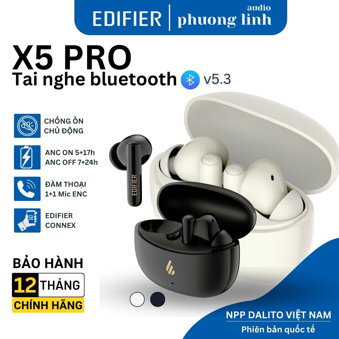 EDIFIER X5 PRO Tai nghe bluetooth - Chính Hãng | Giá ưu đãi