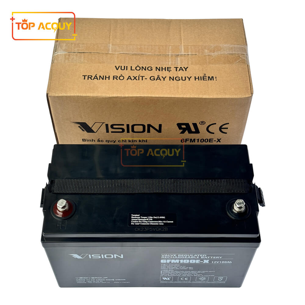 ẮC QUY VISION 6FM100E-X 12V-100AH