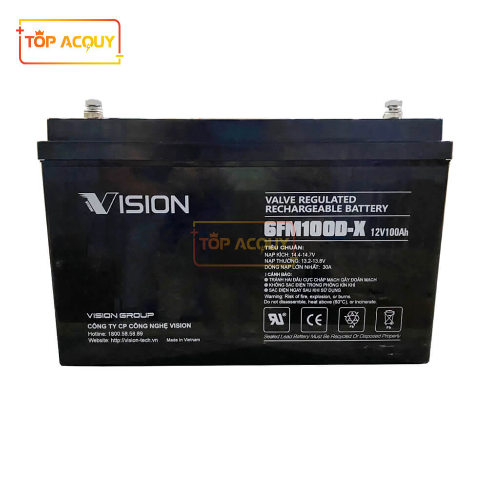 ẮC QUY VISION 12V-100AH 6FM100D-X