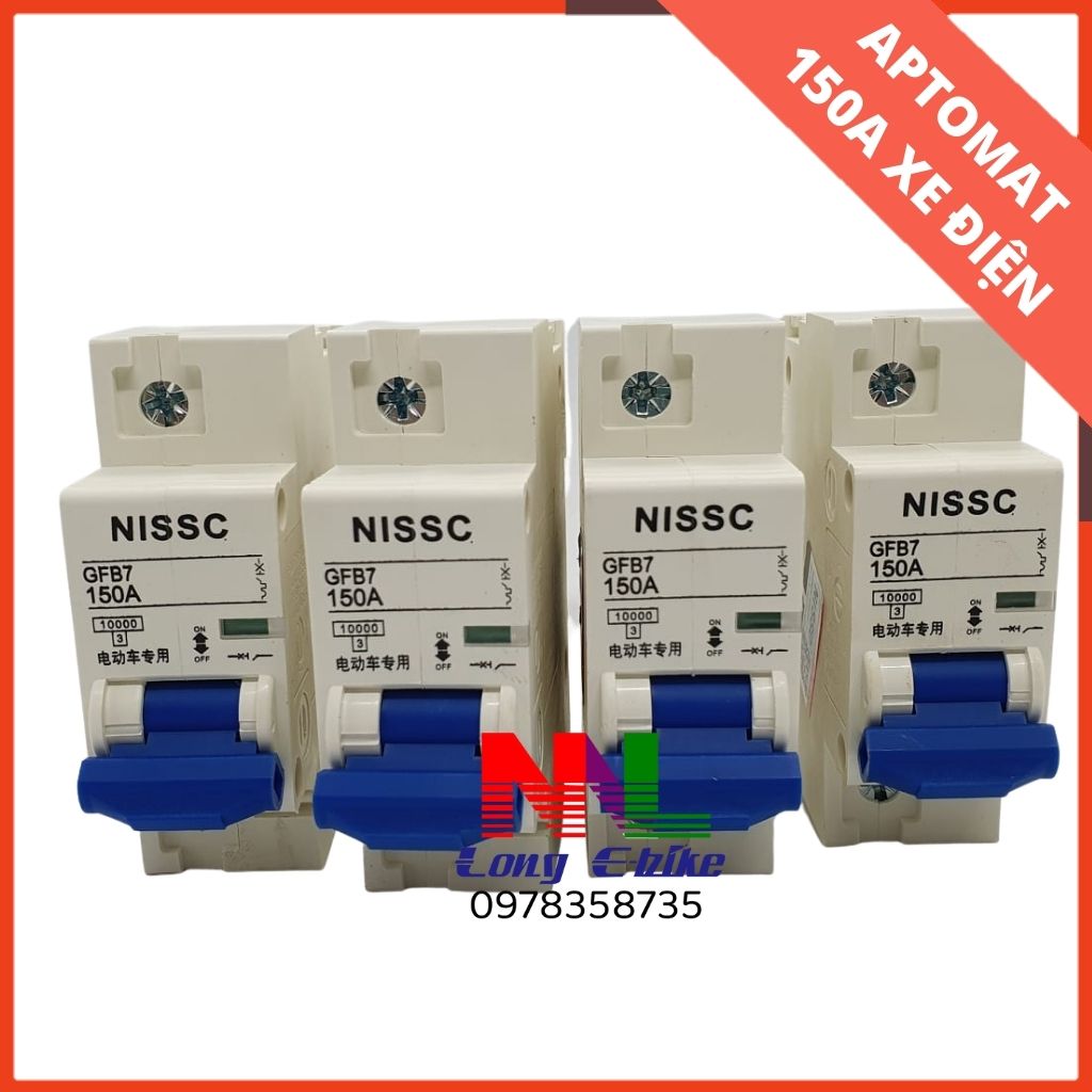 aptomat 150A xe điện chịu tải lớn dành cho xe độ tốc độ