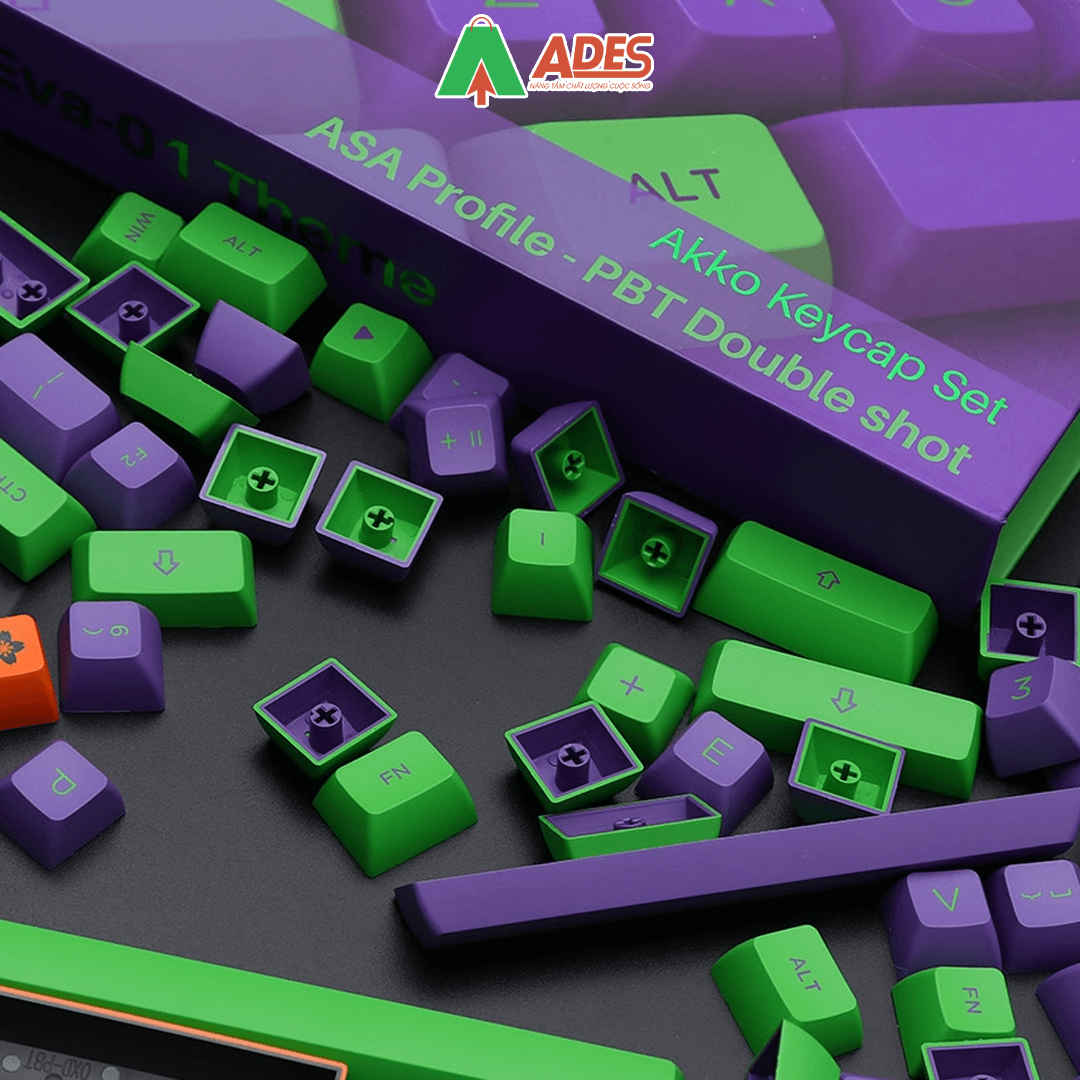 AKKO Keycap set EVA-01 (PBT Double-Shot/ASA profile/158 nút) | Công ty ...