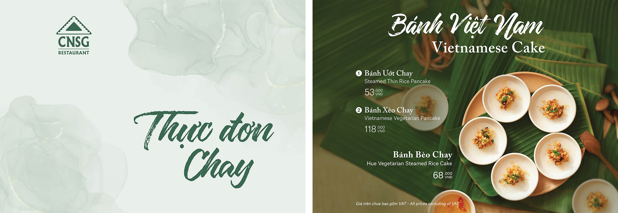 Thực đơn chay | Nhà hàng Cơm Niêu Sài Gòn