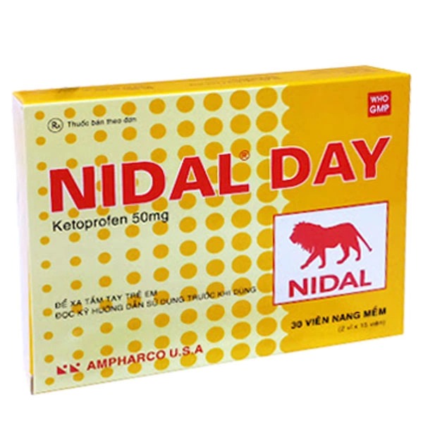 Thuốc Nidal Day, điều trị tình trạng đau lưng, đau rễ thần kinh | Nhà ...