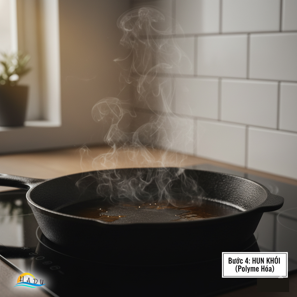 Hướng Dẫn "Tôi Chảo" (Seasoning) Gang & Thép: Bí Kíp Tạo Lớp Chống Dín