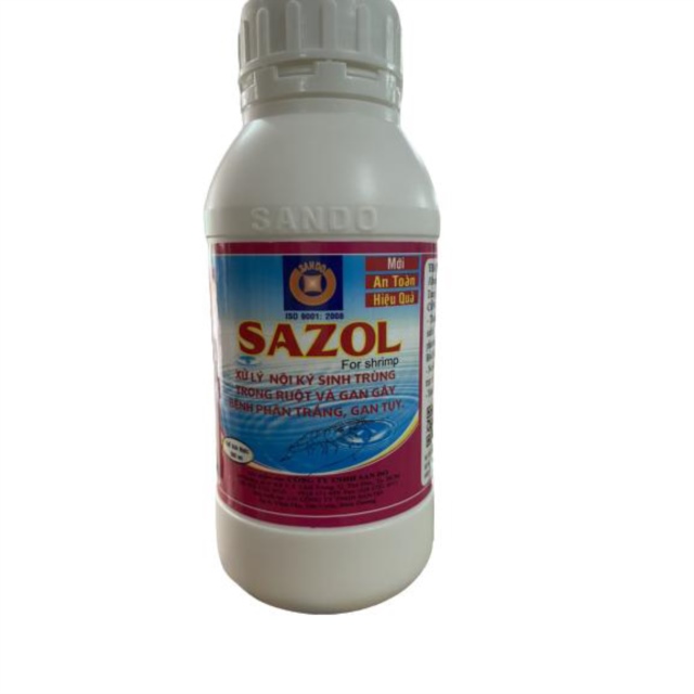 SAZOL - Xử lý ký sinh trùng trong ruột, gan tôm. Khắc phục hiện tượng ...