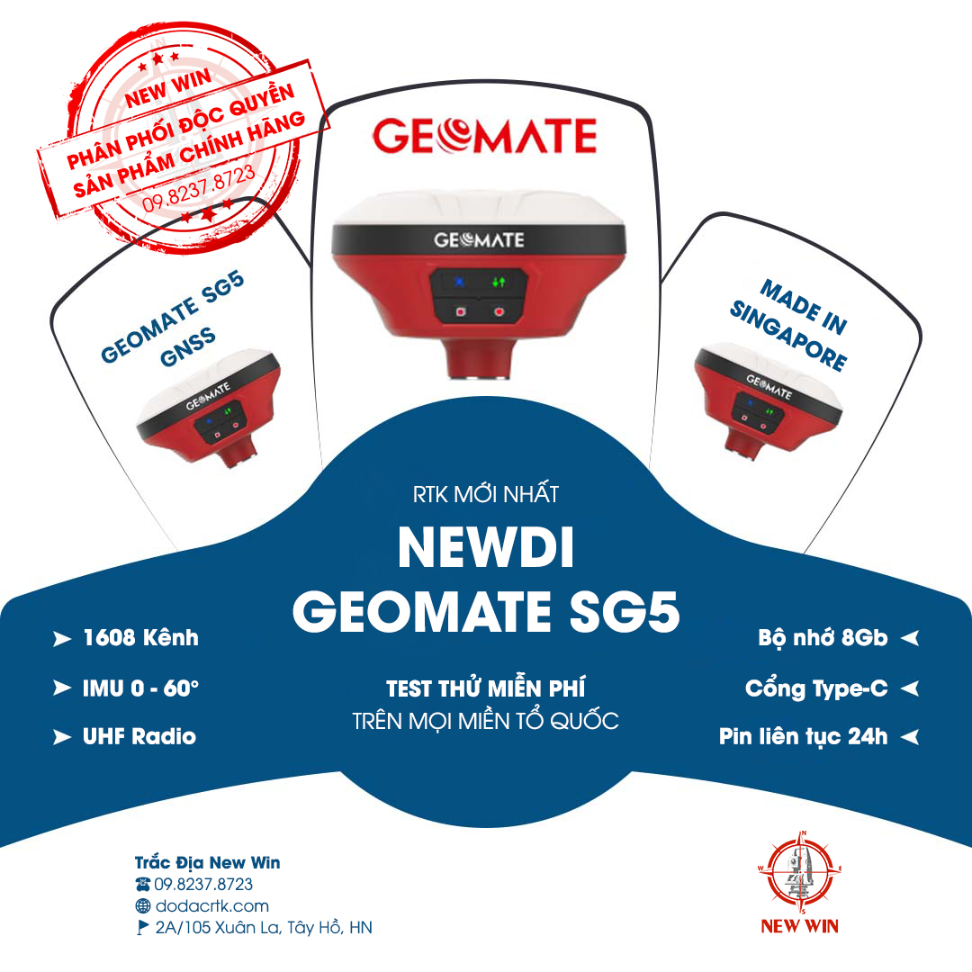 Máy RTK Geomate SG5