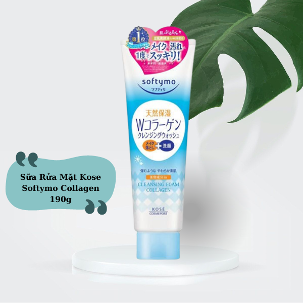 #Collagen - Sửa Rửa Mặt Kose Softymo 190g (12.2027)#COLLAGEN - SỬA RỬA ...