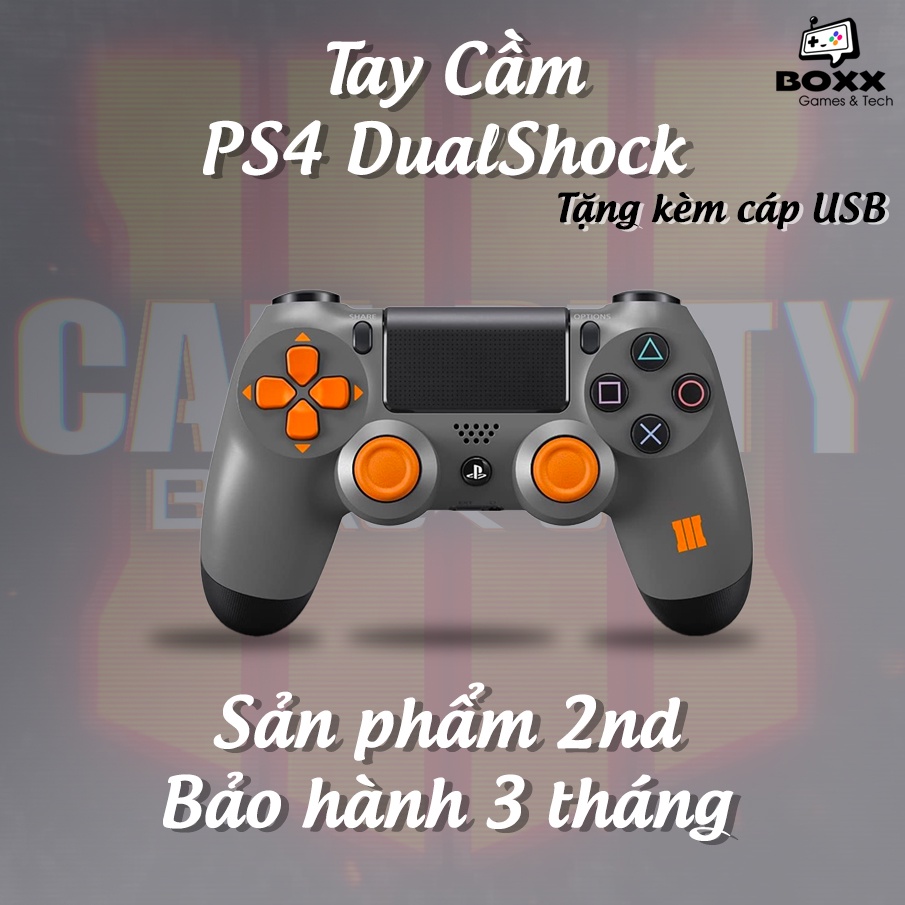 Tay cầm PS4 chính hãng 2nd màu limited, tay cầm ps4 dualshock kèm quà tặng