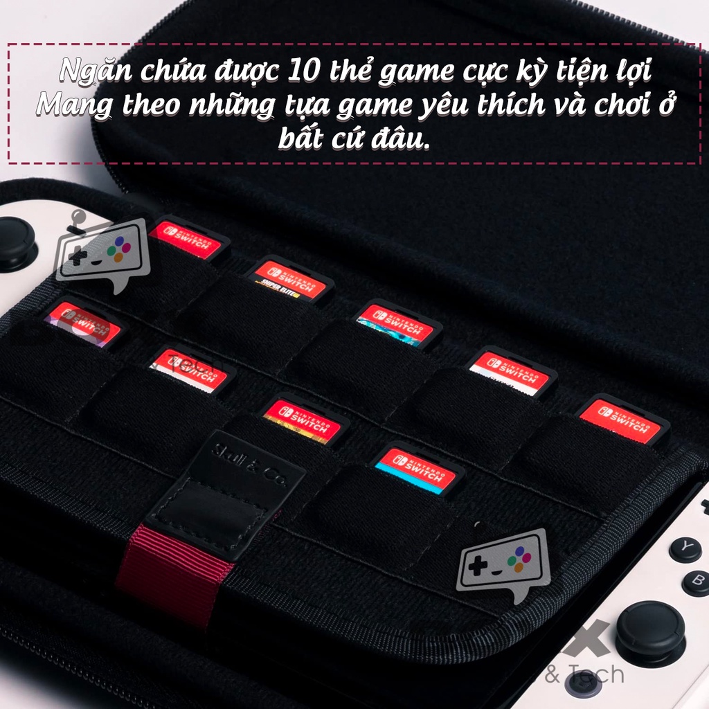 Túi đựng Skull & Co EDC Case cho máy Nintendo Switch Oled, Nintendo ...