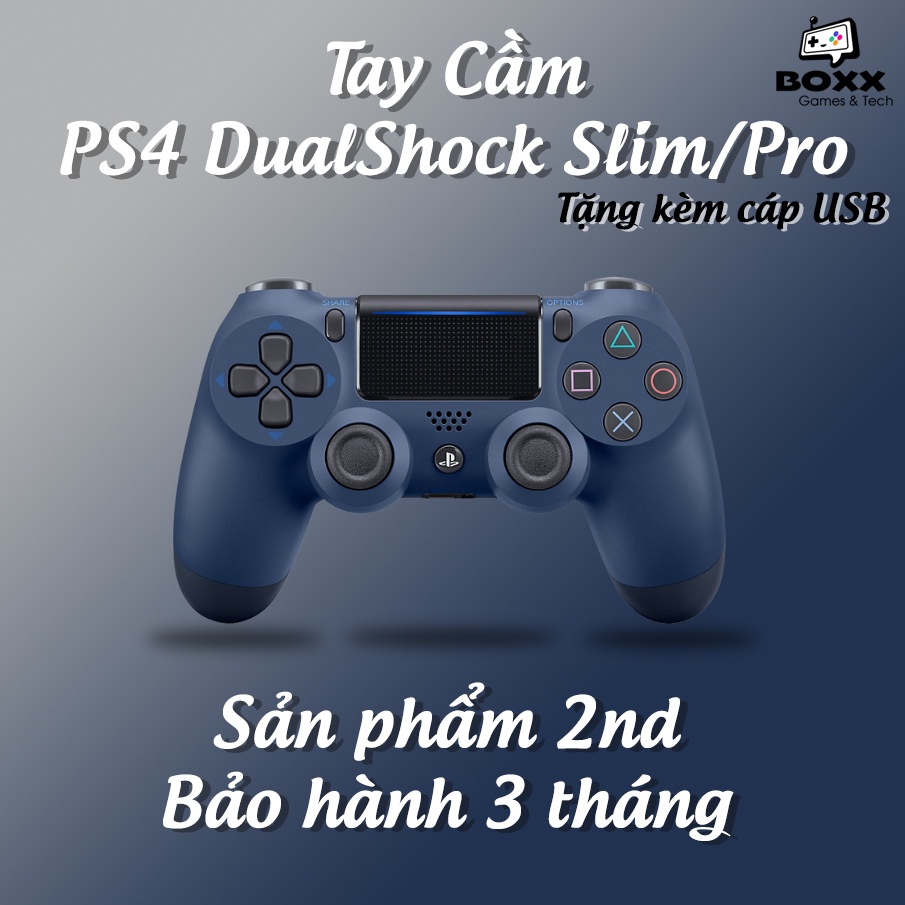 Tay cầm Ps4 Slim/Pro chính hãng nhiều màu, tay cầm chơi game ps4 dualshock