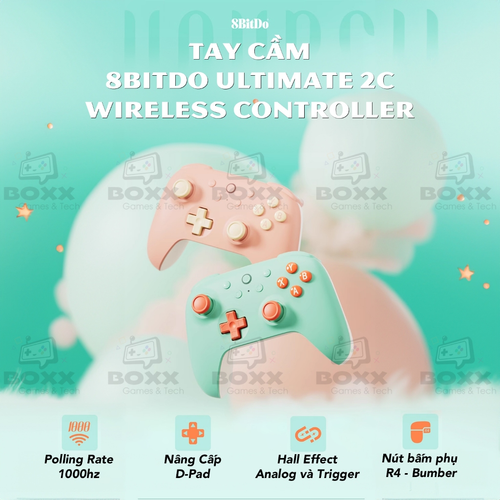 Tay cầm 8Bitdo Ultimate 2C Wireless Controller Analog Hall Effect ...