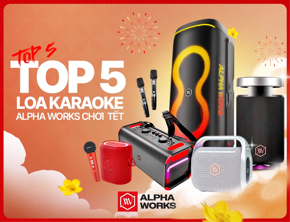 Top 5 loa karaoke Alphaworks nhỏ gọn đáng mua trong dịp tết