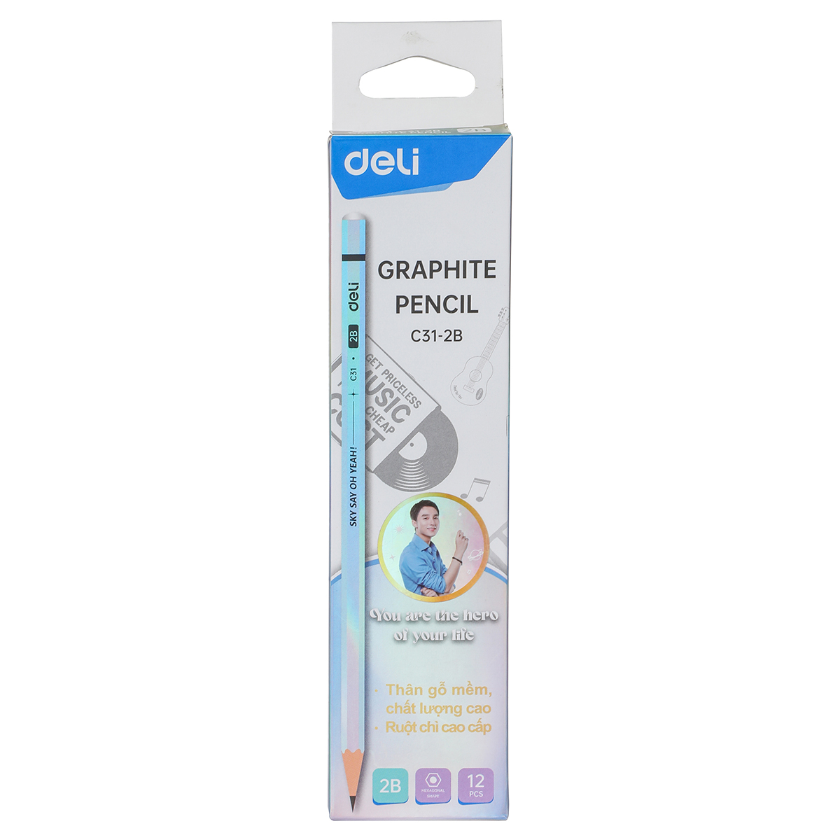 Bút Chì Deli CC31-2B (Sơn Tùng M-TP Collection)