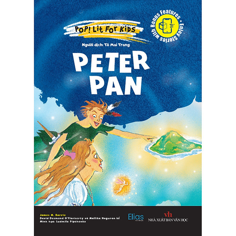 Pop! Lit For Kids - Peter Pan - Song Ngữ Anh - Việt