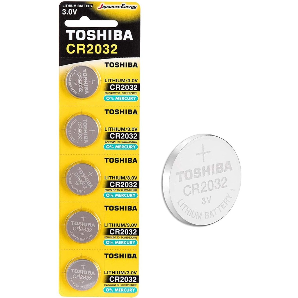 Pin Nút Áo Toshiba Lithium CR2032 CP-5C (Lẻ 1 Viên)