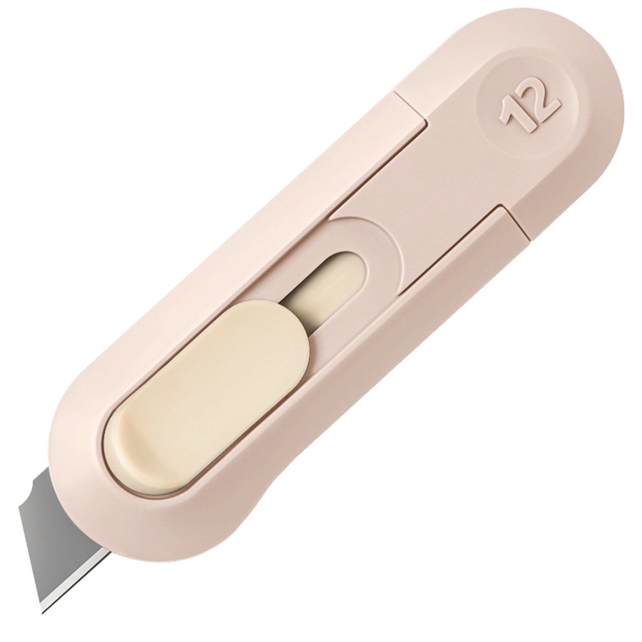 Dao Dọc Giấy Nhỏ Deli NS065-HO Màu Hồng