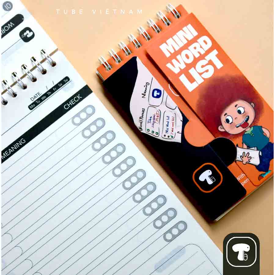 Sổ Lò Xo Học Từ Vựng Tube Word List A5 TB0061