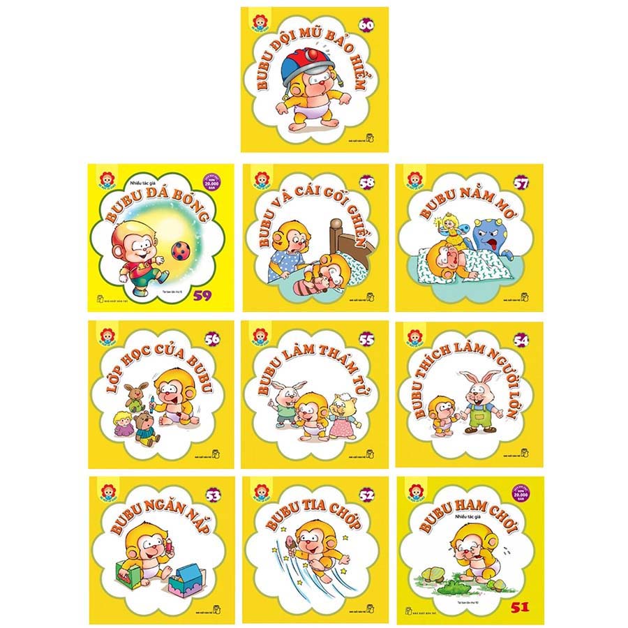 Combo Bé Học Lễ Giáo - Bubu (59 cuốn)