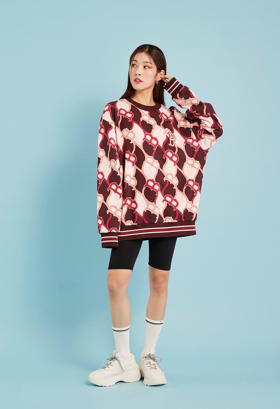 Giày MLB BigBall Chunky A Classic 3D Logo Boston 3ASHCS12N-43RDS