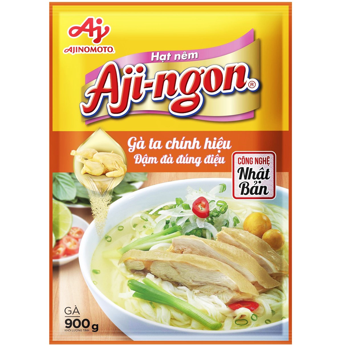 Aji-ngon Chicken Seasoning 900G | BLUETHUNDER JOINT STOCK COMPANY