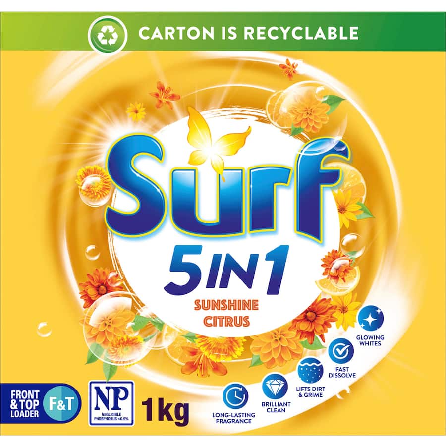 Surf Detergent Powder Sunshine 1Kg | BLUETHUNDER JOINT STOCK COMPANY