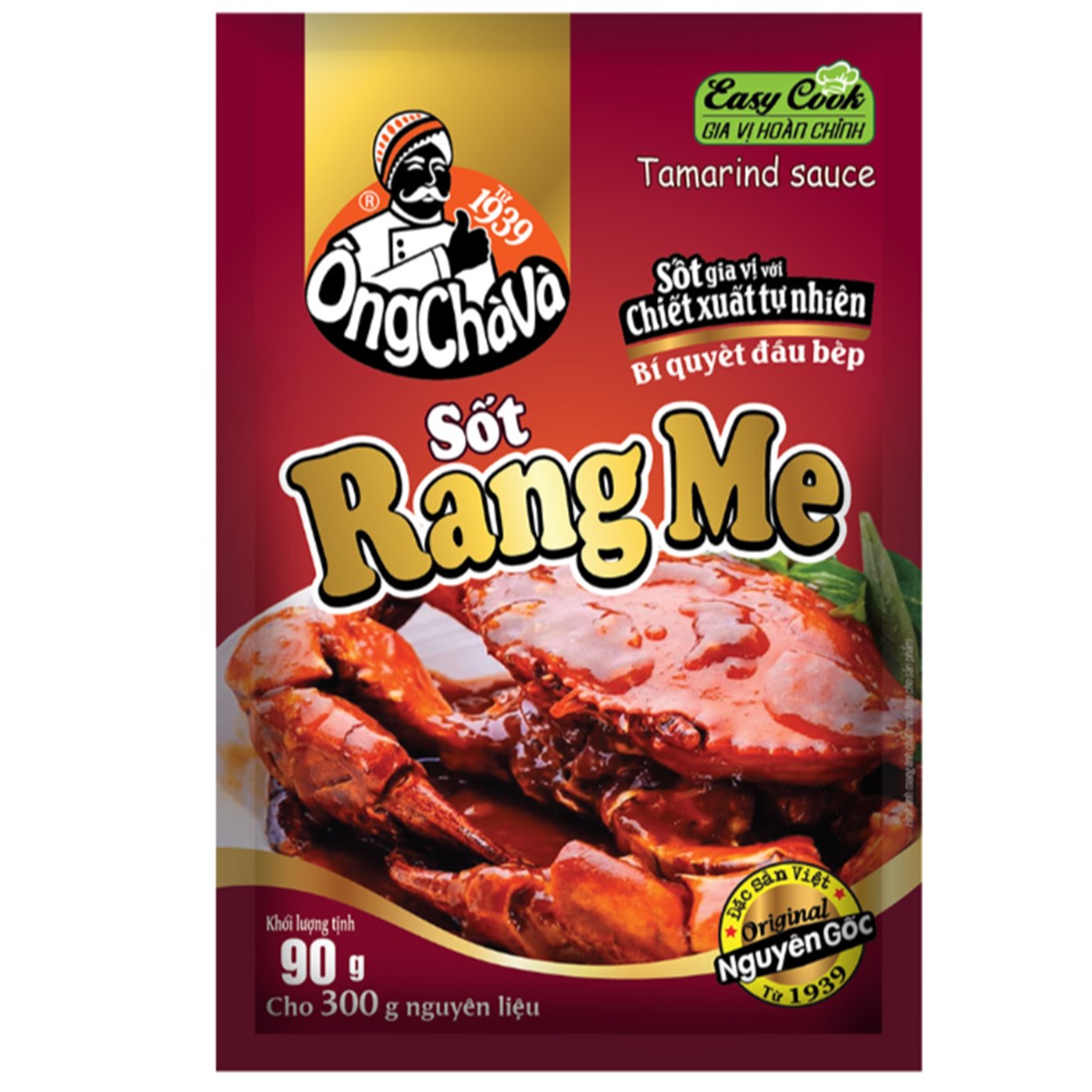 Ong Cha Va Easy Cook Tamarind Sauce 90gr | BLUETHUNDER JOINT STOCK COMPANY