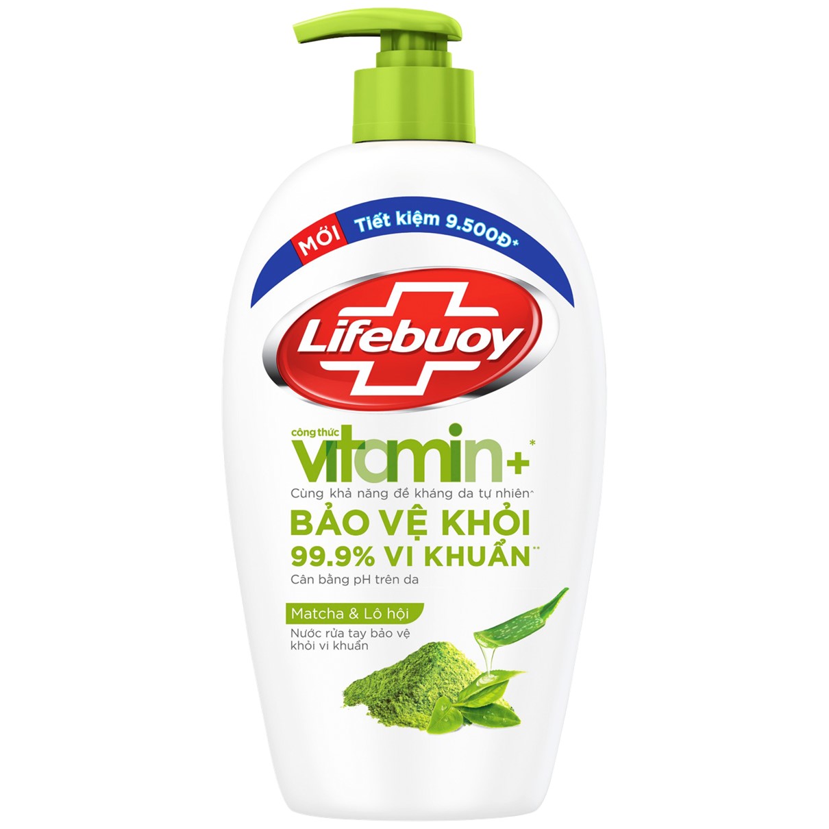Lifebuoy Hand Wash Vitamin+ Matcha & Aloe Vera Formula 450g ...