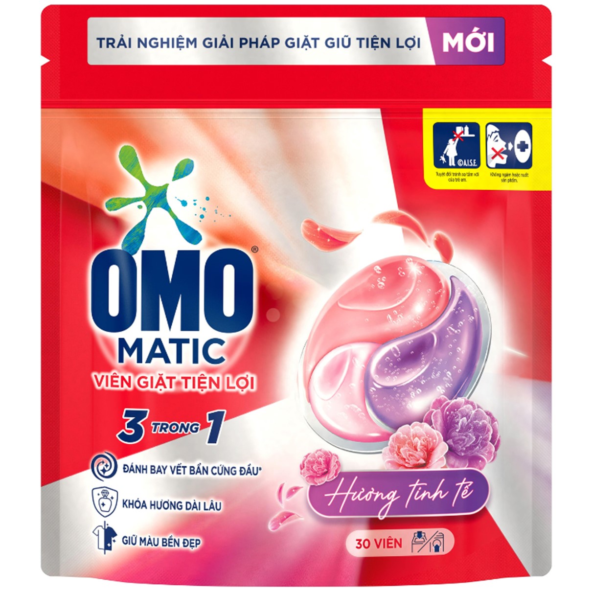 Omo Matic Convenience Laundry Detergent 3IN1 Subtle Fragrance 30 ...