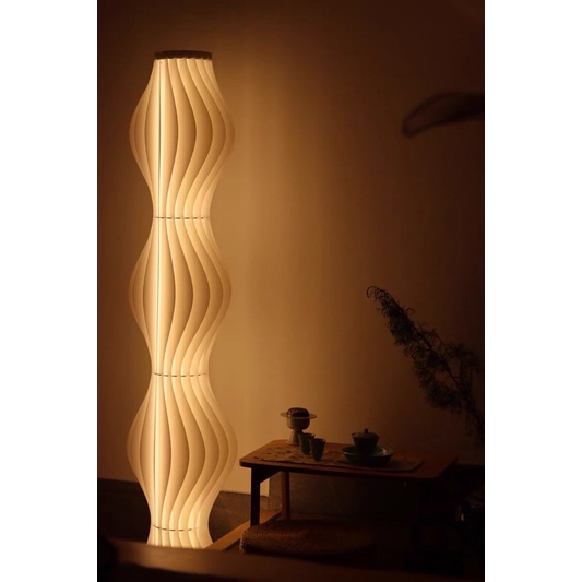 Đèn cây Lodes Vapor lượn sóng cao cấp - Bắc Âu