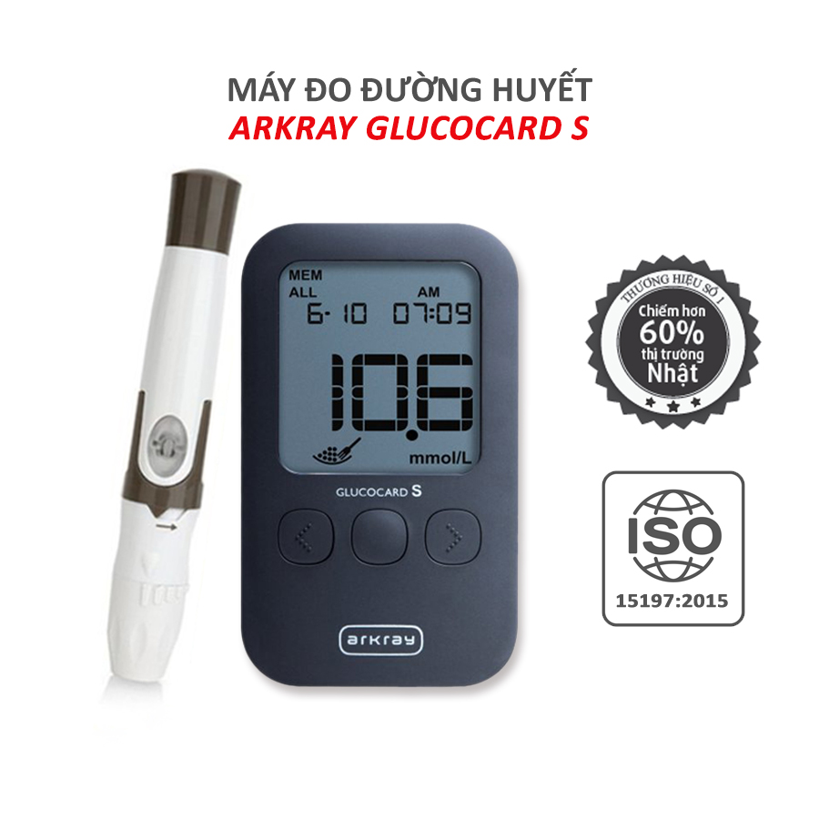 Máy đo đường huyết ARKRAY GLUCOCARD