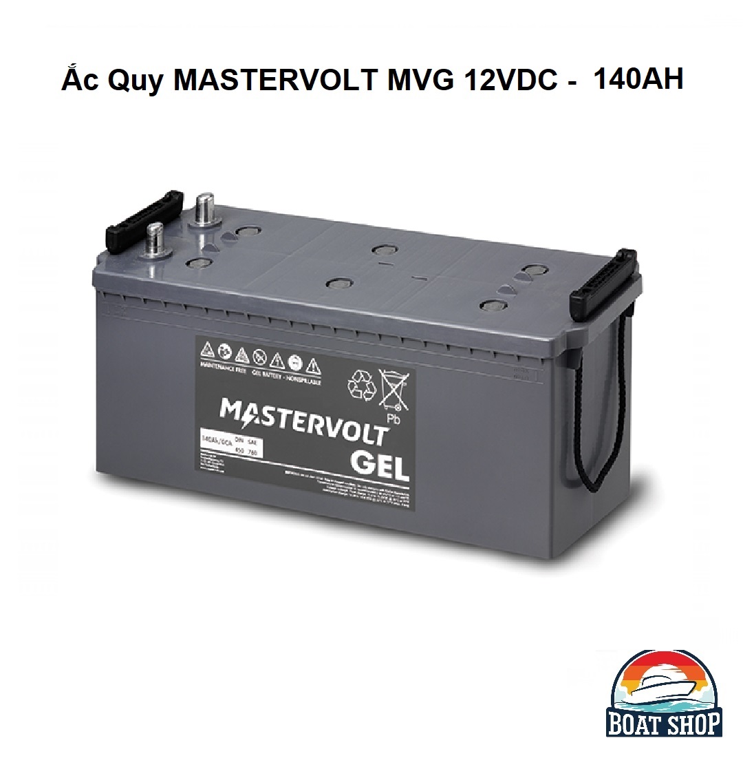 Ắc Quy MASTERVOLT MVG 12VDC - 140AH, Model: 64001400, (Ắc Quy Axit-chì ...