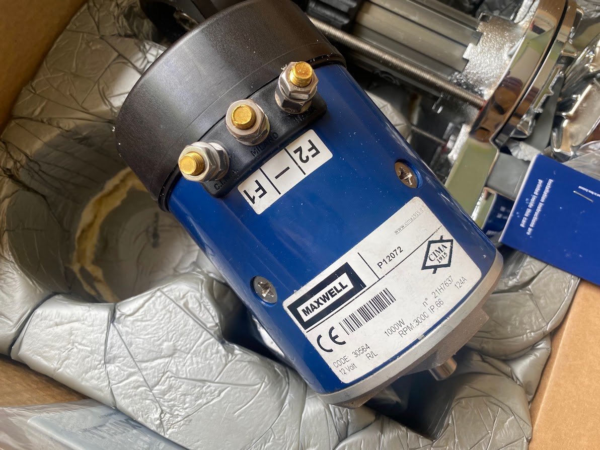 RC10-8, Điện 24V Tời điện Maxwell 8mm DIN766. Model: RC10-8 , Điện 24V Công Suất 1000W, hàng mới ...