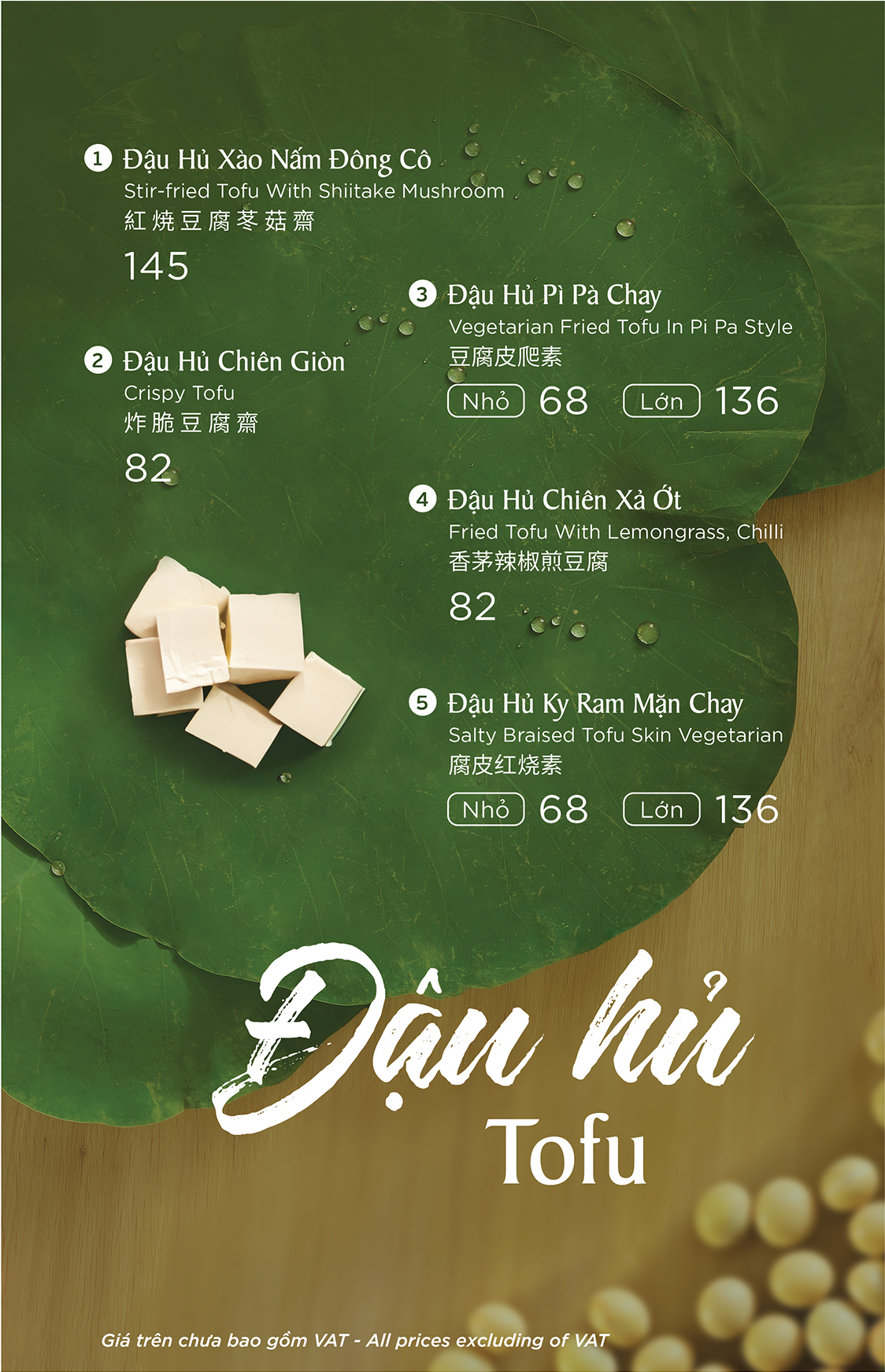 Menu Chay | tanhaivan.com