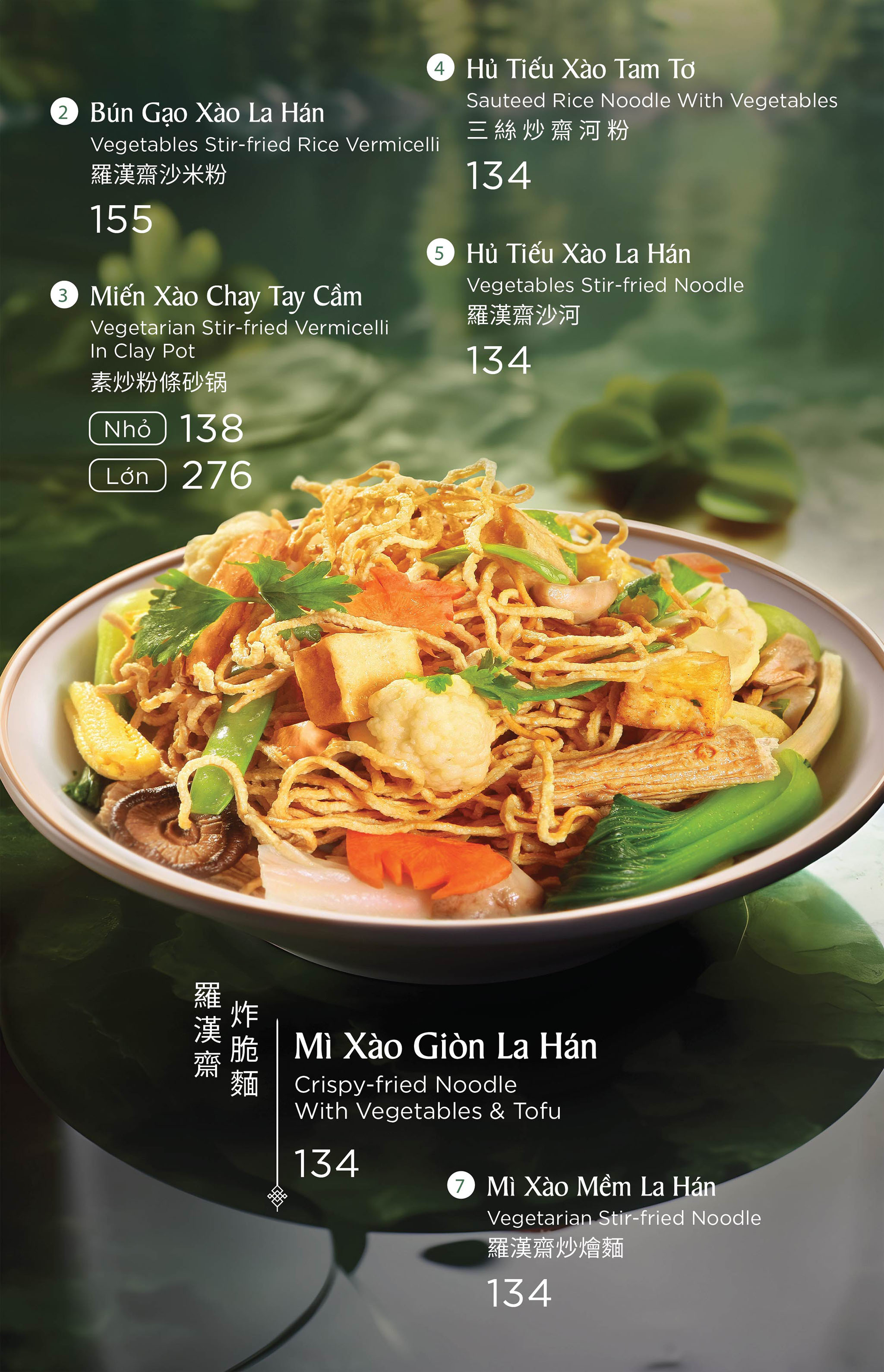 Menu Chay | tanhaivan.com