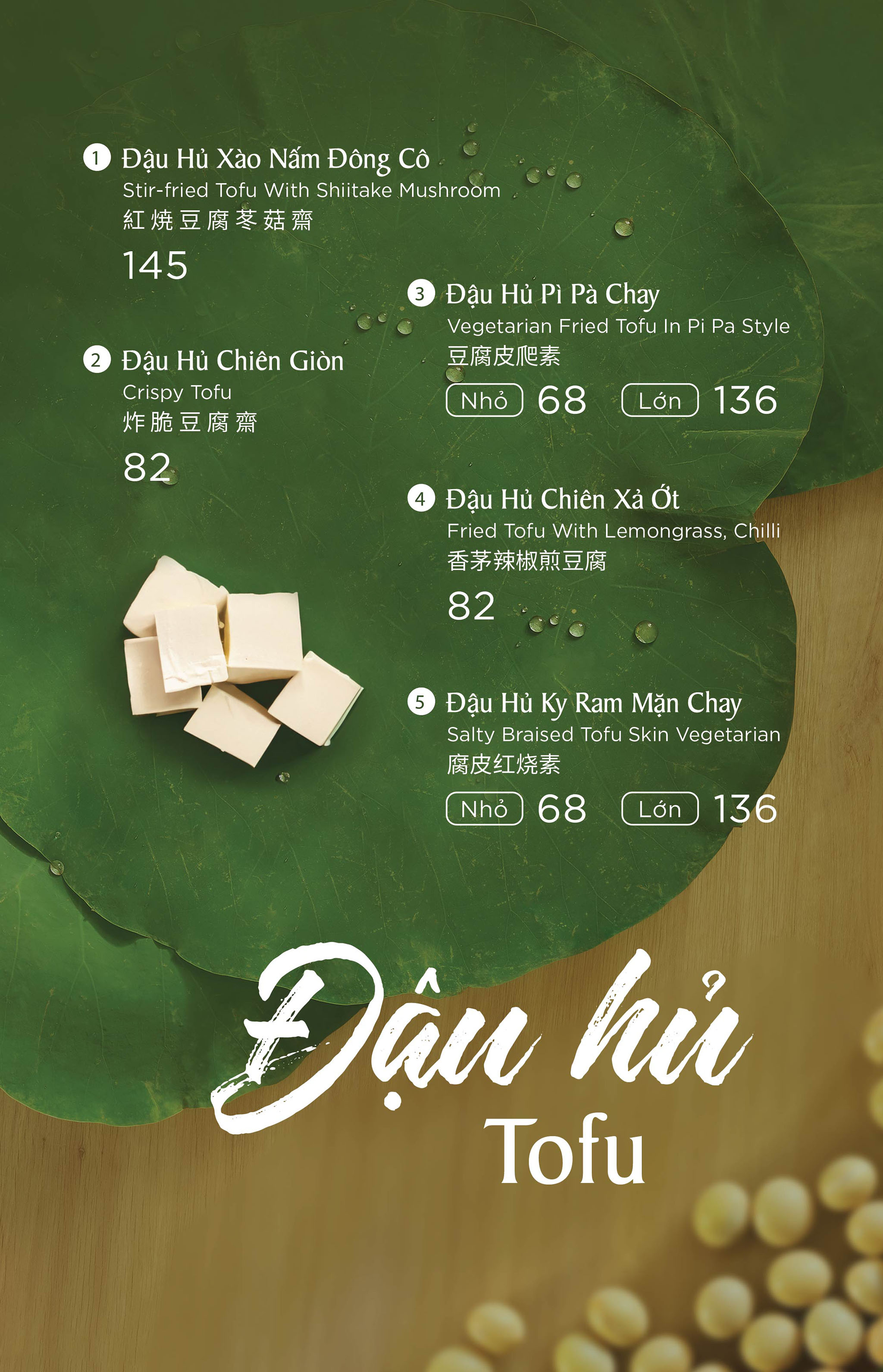 Menu Chay | tanhaivan.com