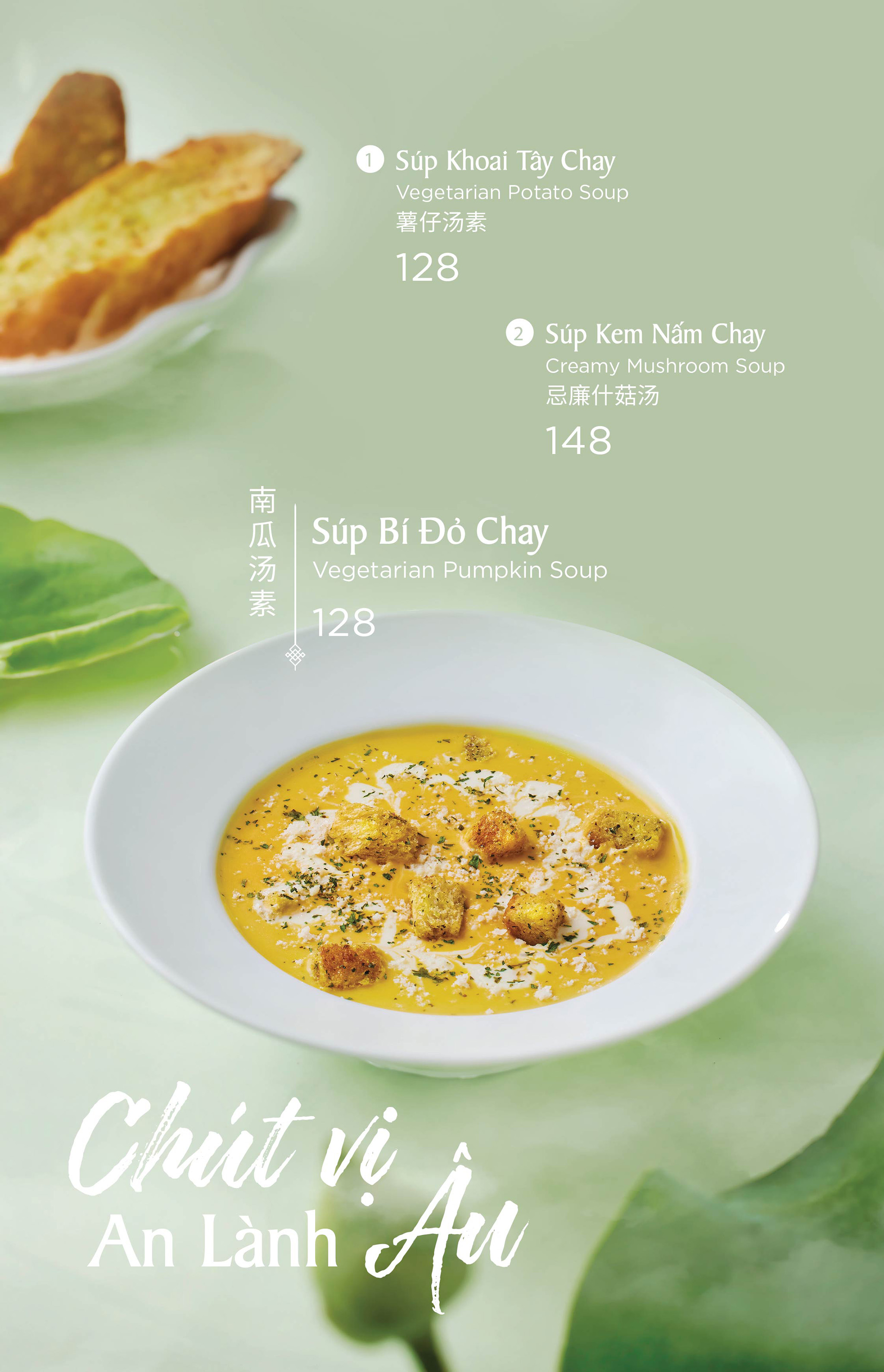 Menu Chay | tanhaivan.com