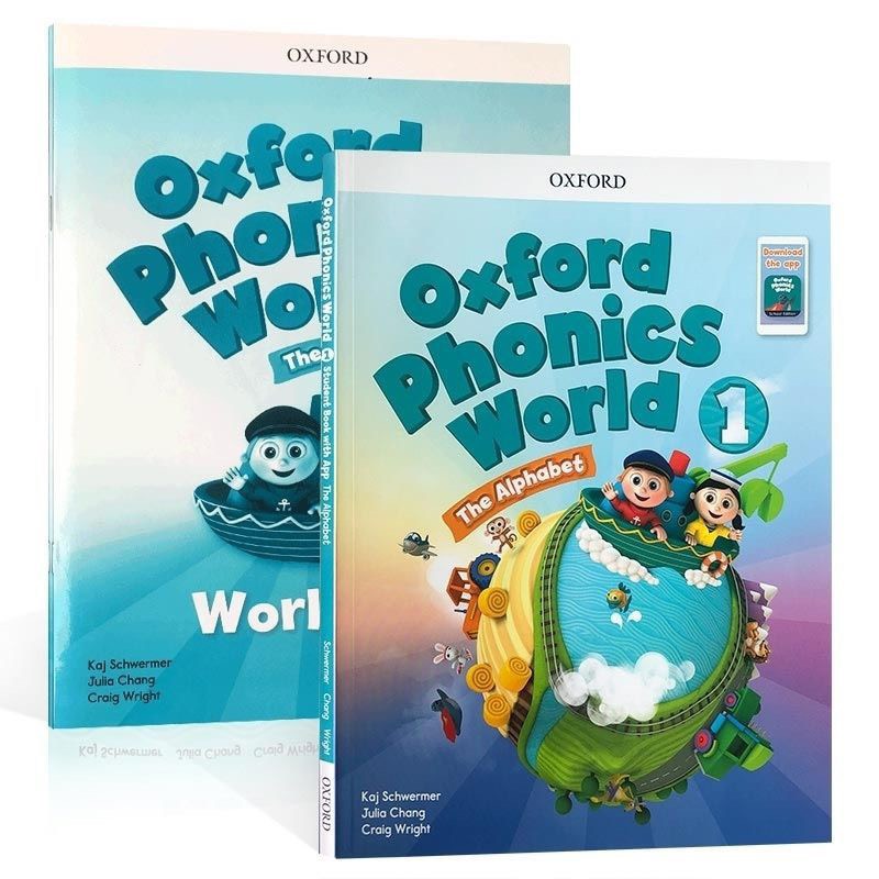 Sách Oxford Phonics World 1-2-3-4-5 bộ 2 cuốn - kèm file nghe và video ...