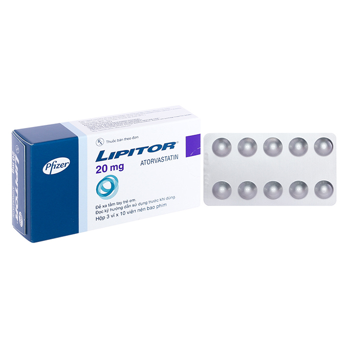 Lipitor 20mg Pfizer 3 vỉ x 10 viên (Thổ) – Thuốc điều trị tăng ...