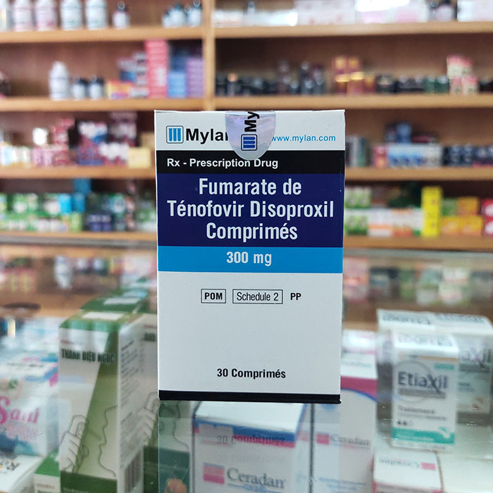 Thuốc Mylan Tenofovir Disoproxil Fumarate 300mg (Ricovir 300mg) Chai 30 ...