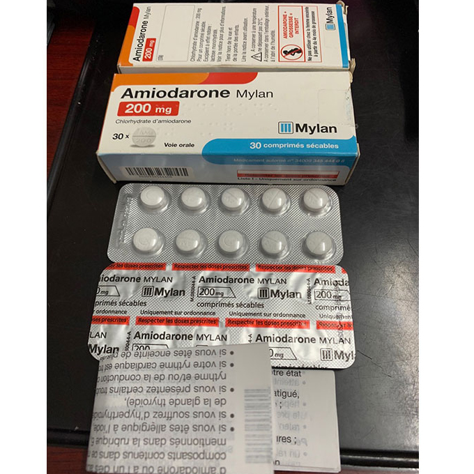 Thuốc tim mạch Amiodarone Mylan, Hộp 30 viên | Nhà Thuốc An Bình