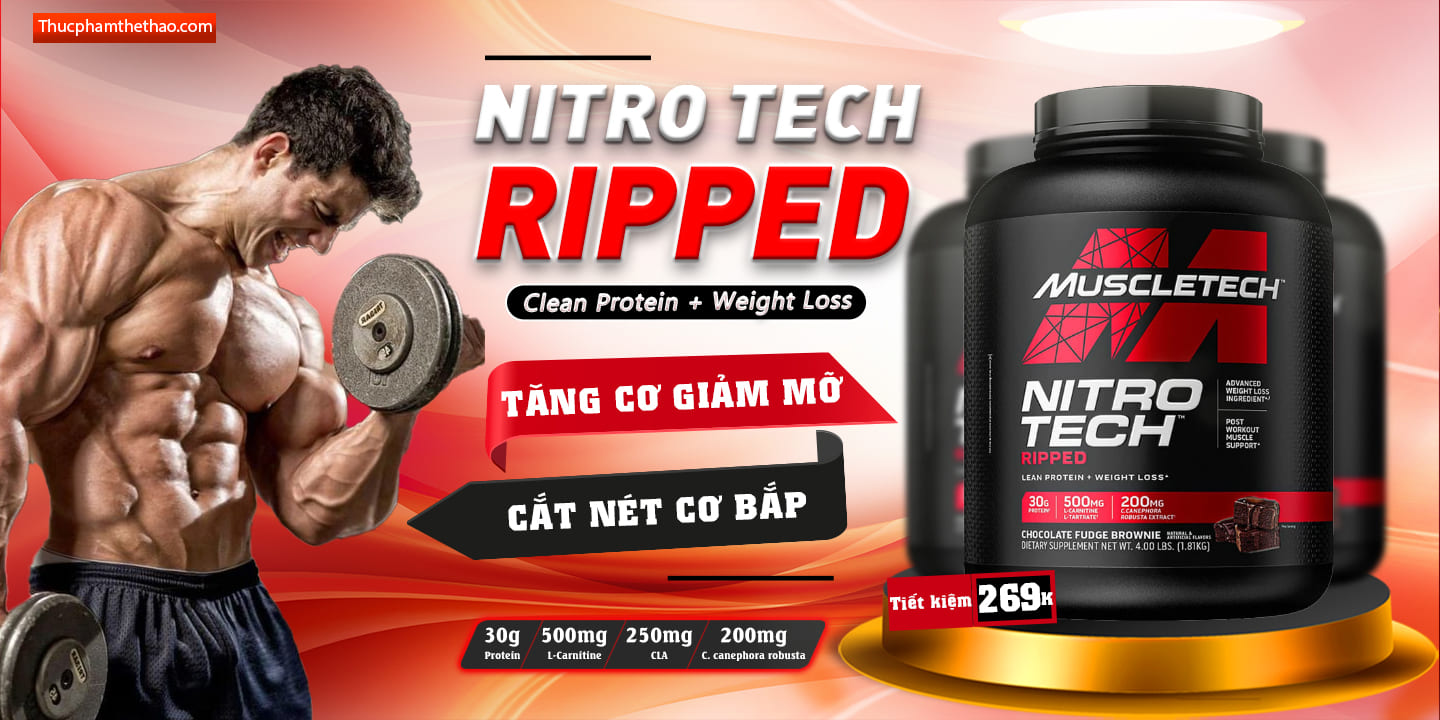 NITRO TECH RIPPED 4LBS