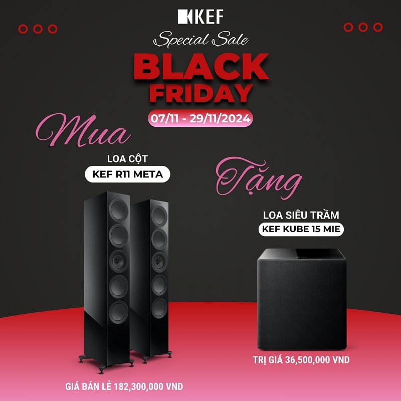 Khuyến mãi loa KEF giảm giá cực sốc - quà tặng lên tới 36 triệu