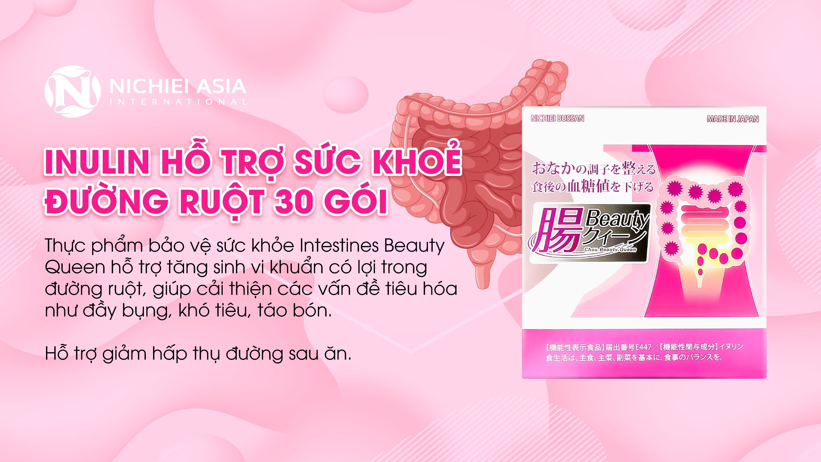 MEN LỢI KHUẨN - INULIN HỖ TRỢ SỨC KHOẺ ĐƯỜNG RUỘT