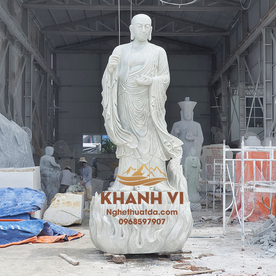 Tượng Địa Tạng Vương Bồ Tát Đá Tự Nhiên Cực Đẹp
