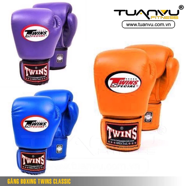 Găng tay boxing TWINS CLASSIC | Dụng cụ thể thao Tuấn Vũ
