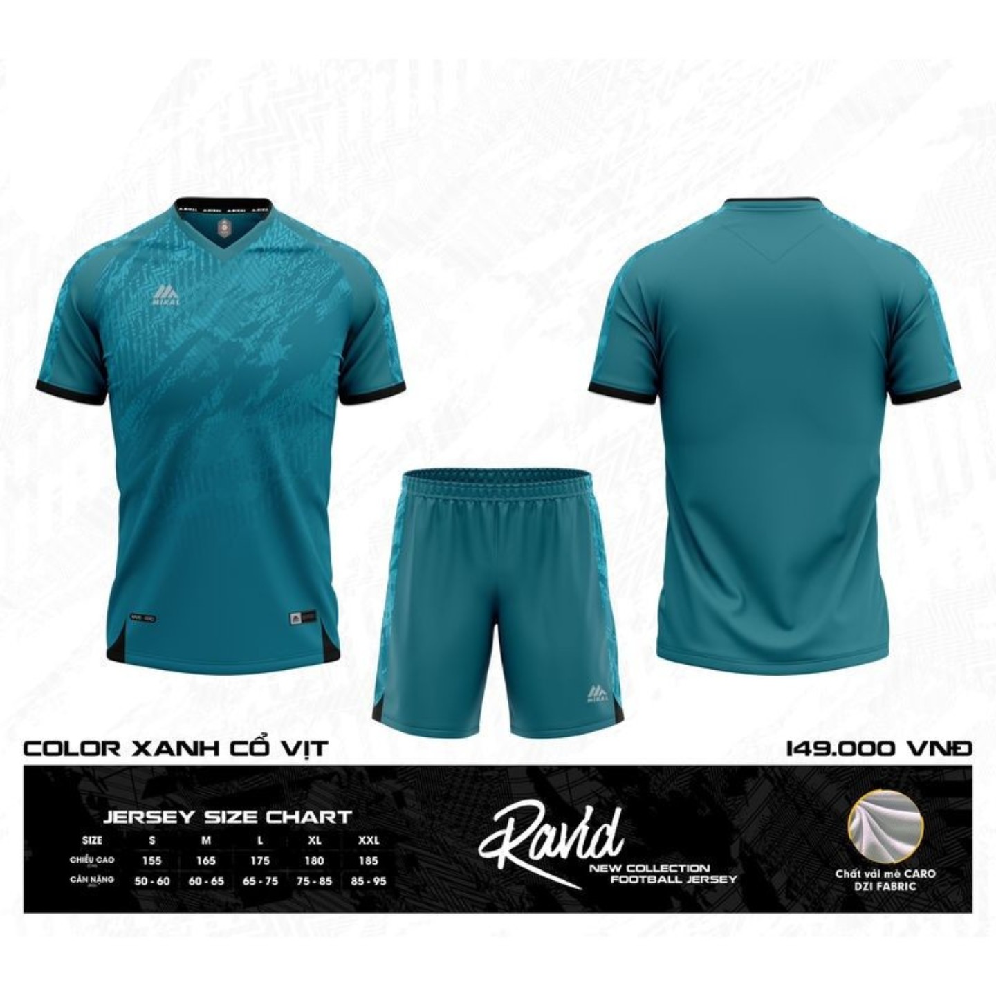 Quần áo đá bóng Ravid | Dụng cụ thể thao Tuấn Vũ
