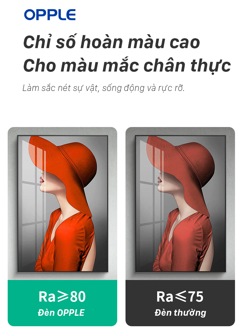 Đèn LED OPPLE Downlight Vuông EcoMax II SM ESII S150-12W-WH - Chính Hãng