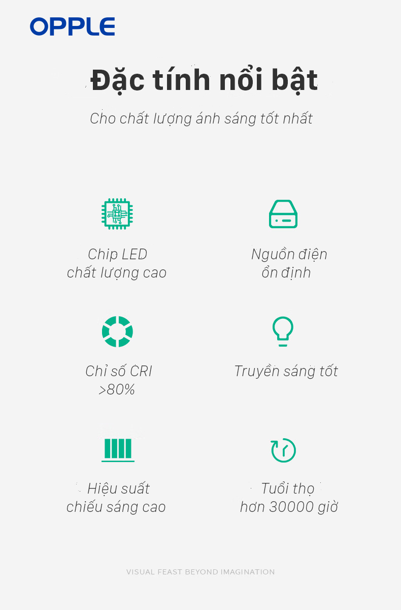 Đèn LED OPPLE Downlight Vuông EcoMax II SM ESII S150-12W-WH - Chính Hãng