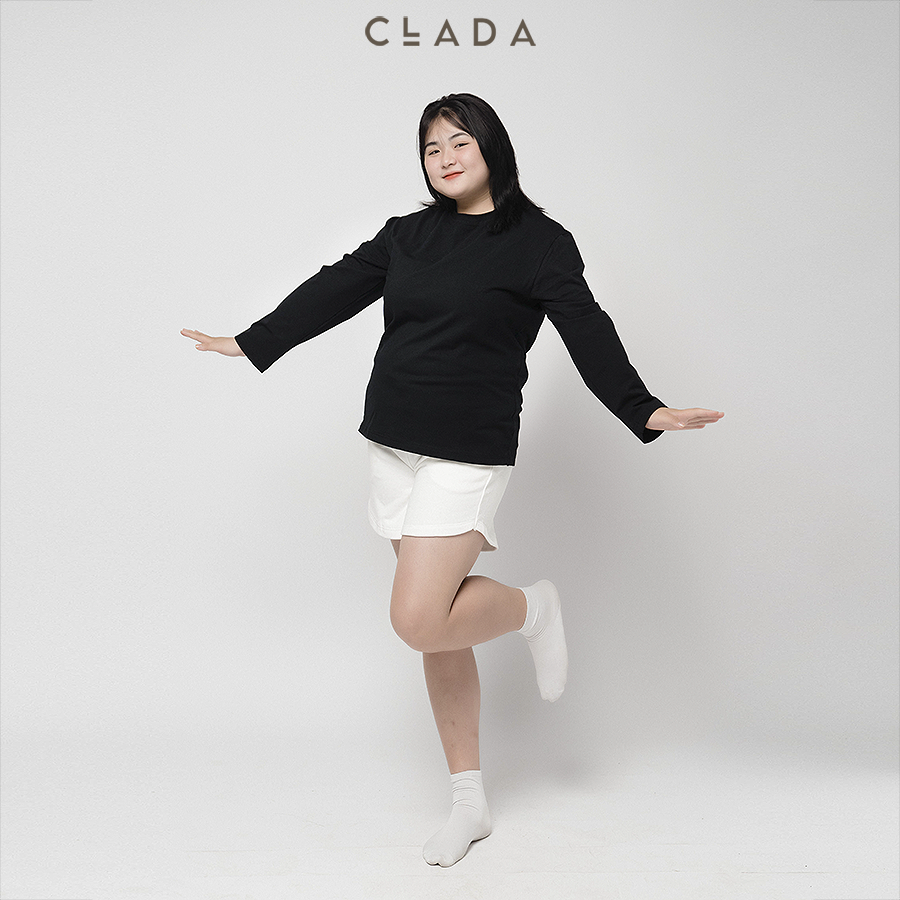 Áo Dài Tay Big Size Cotton CLADA Essential - BAE001 | CLADA VIETNAM