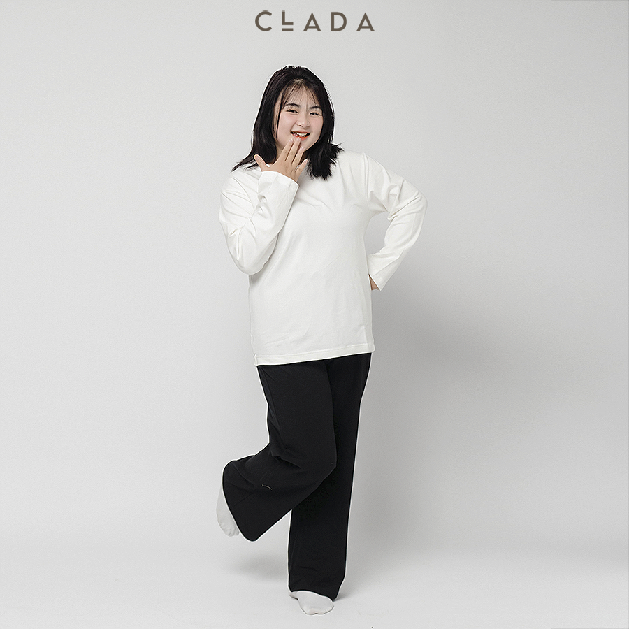 Áo Dài Tay Big Size Cotton CLADA Essential - BAE001 | CLADA VIETNAM